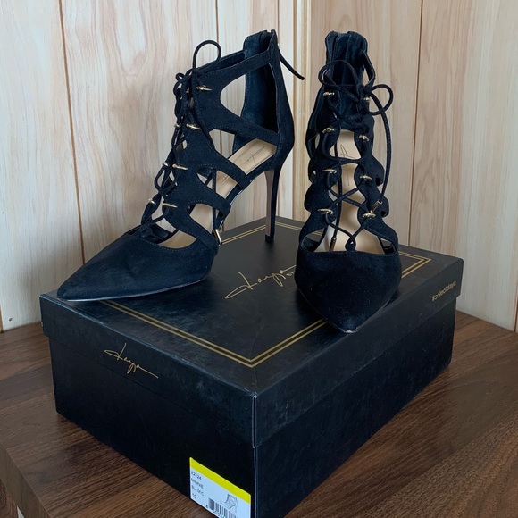 Daya By Zendaya | Shoes | Daya By Zendaya Closed Toe Stiletto Lace Up ...